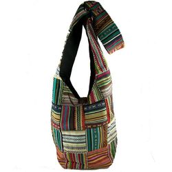 Woven Tapestry Patchwork Hobo Bag - FindGift.com